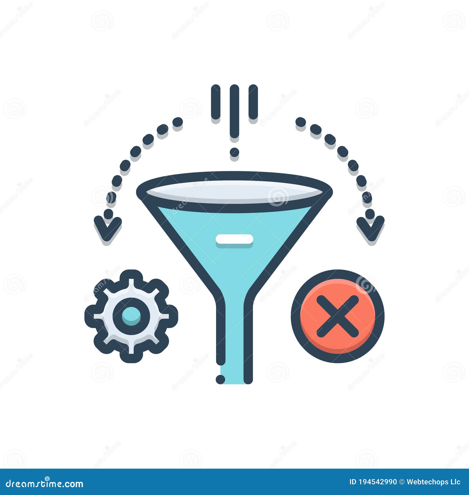 Color Illustration Icon for Unfilter, Impure and Unclean Stock ...