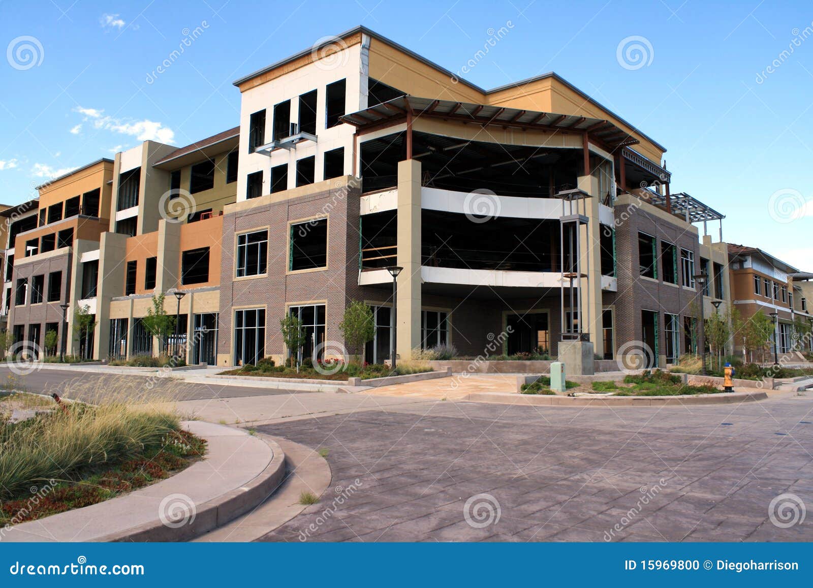 Unfinished Abandoned Building Stock Photo - Image of development ...