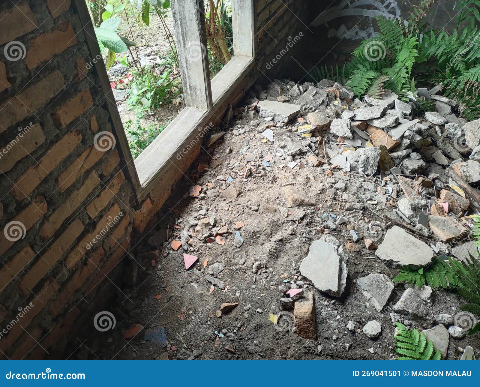 Unfinished and Abandoned Buildings Stock Image - Image of rock, soil ...