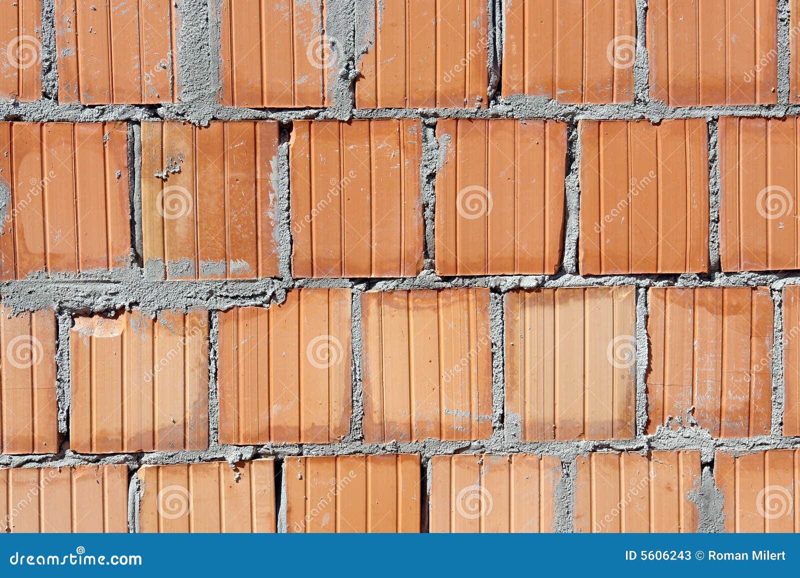 Unfinished brick wall stock image. Image of house, closeup - 5606243