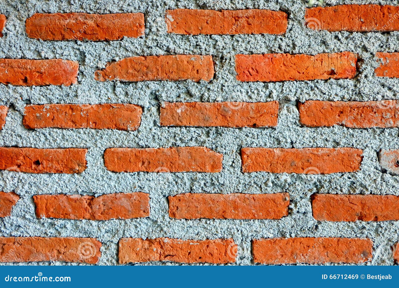 Unfinished brick wall stock image. Image of seamless - 66712469