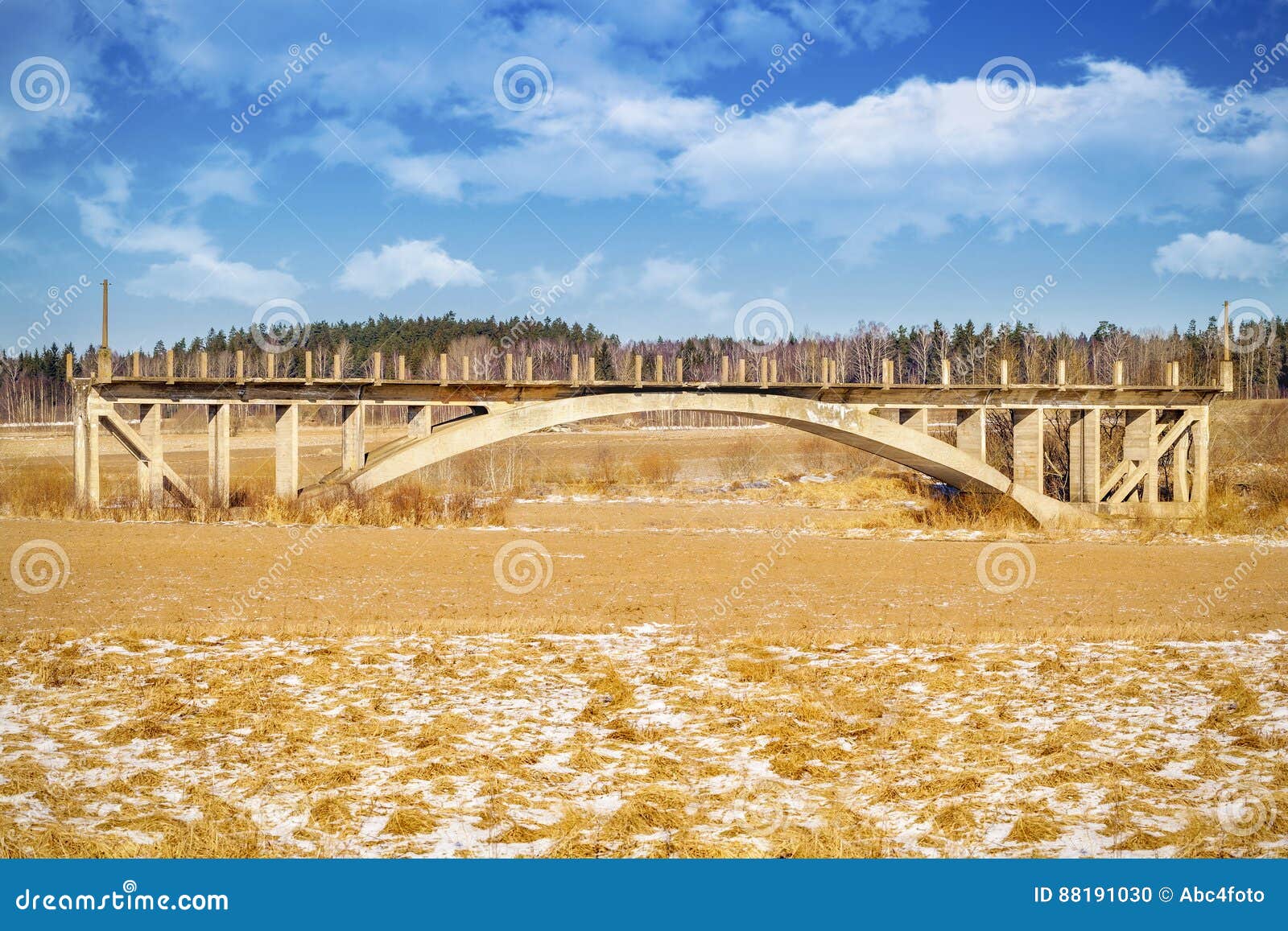 Unfinished Bridge To Nowhere Stock Photo - Image of color, europe: 88191030