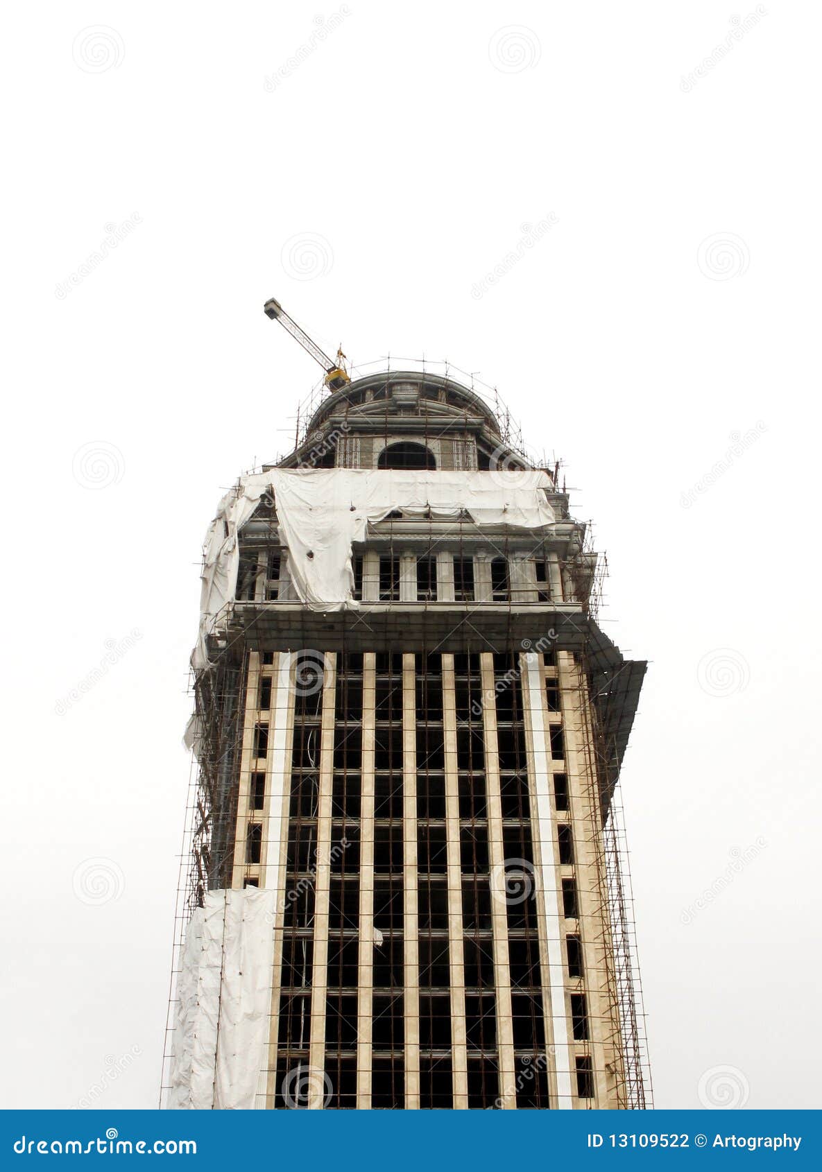 Unfinished building stock photo. Image of commercial - 13109522