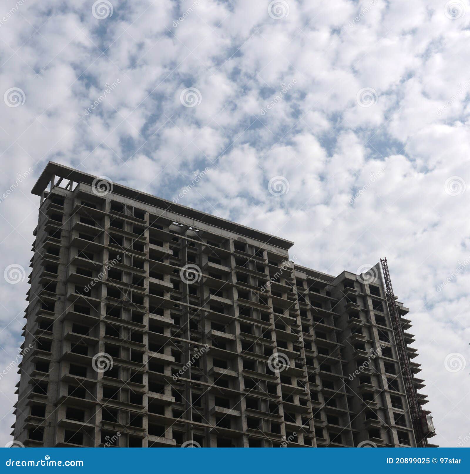 Unfinished building stock image. Image of scrap, discard - 20899025