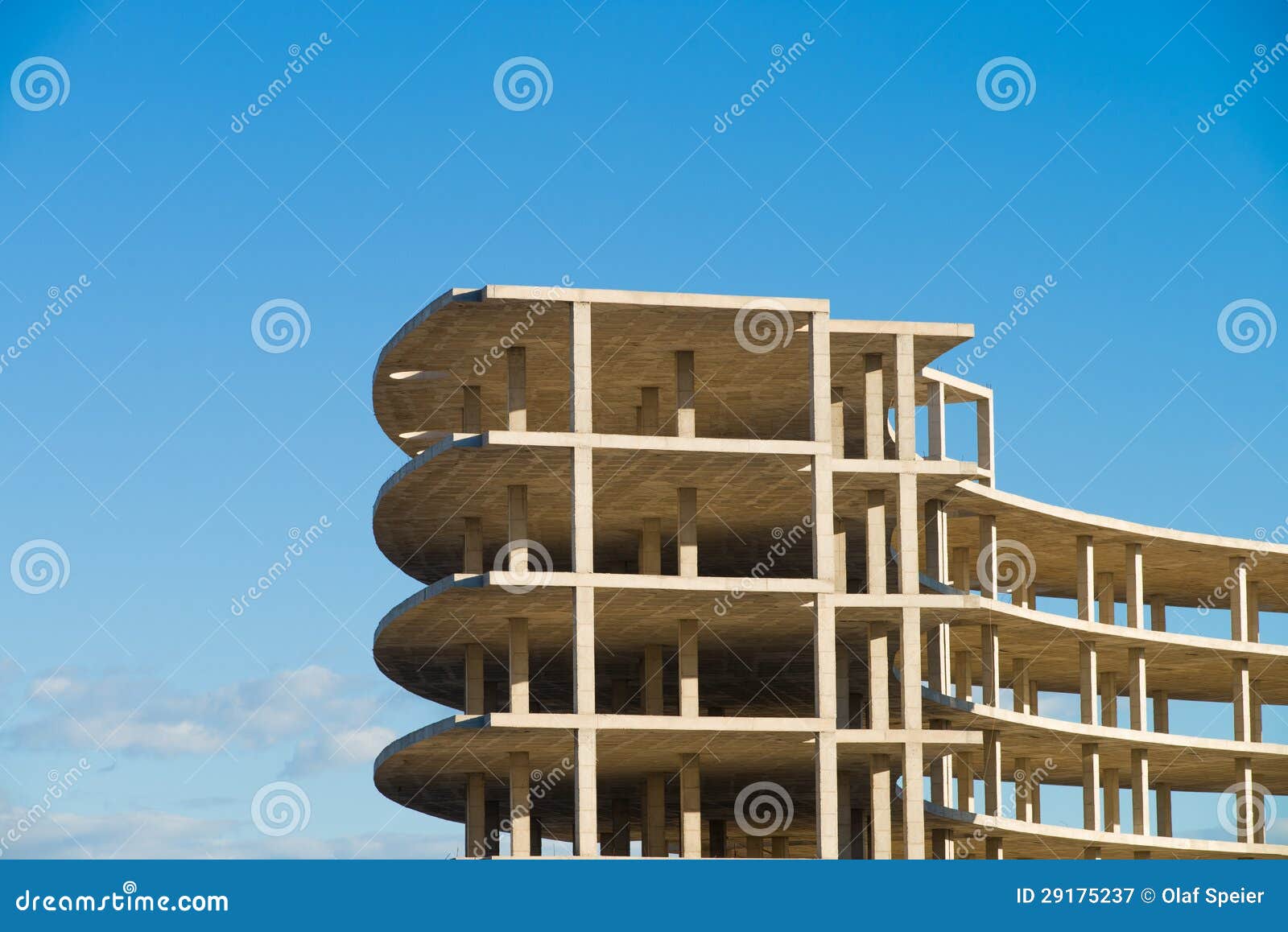 Unfinished building stock image. Image of framework, concrete - 29175237