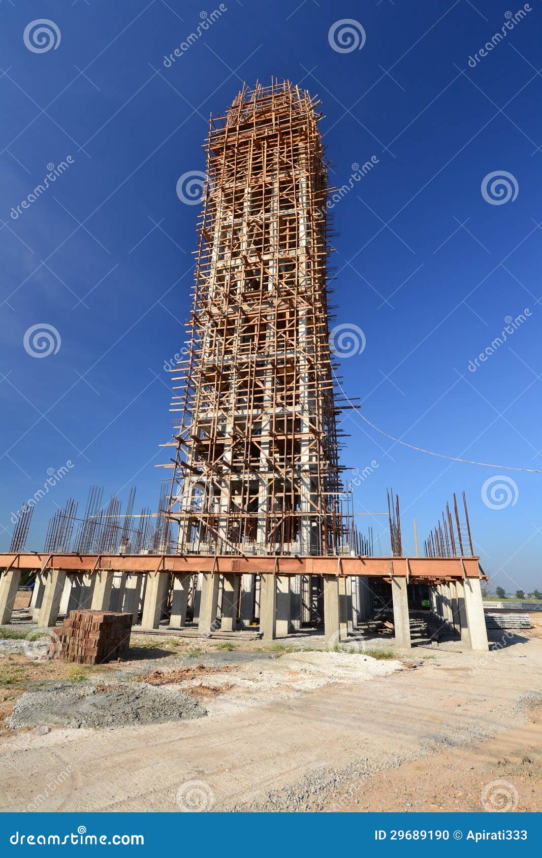 Unfinished building stock photo. Image of brick, outdoor - 29689190