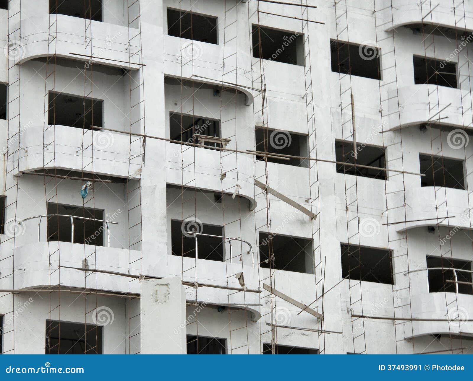 Unfinished building stock image. Image of engineering - 37493991