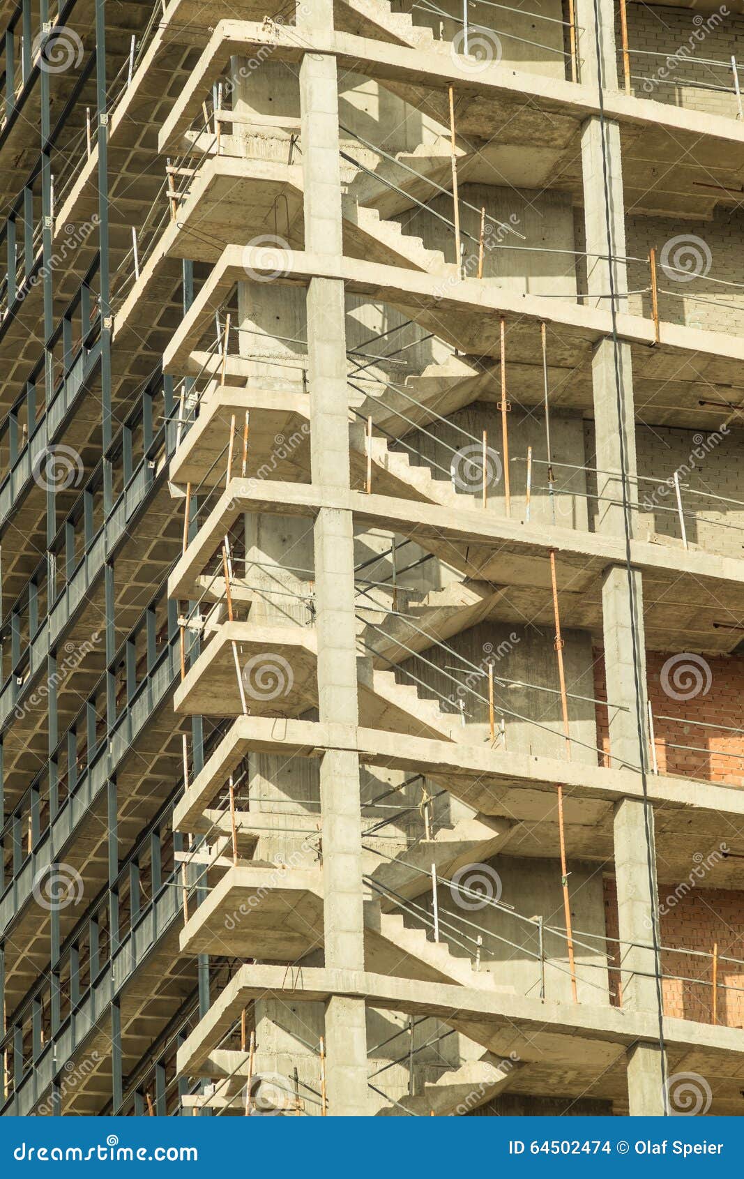 Unfinished building stock photo. Image of huge, frame - 64502474