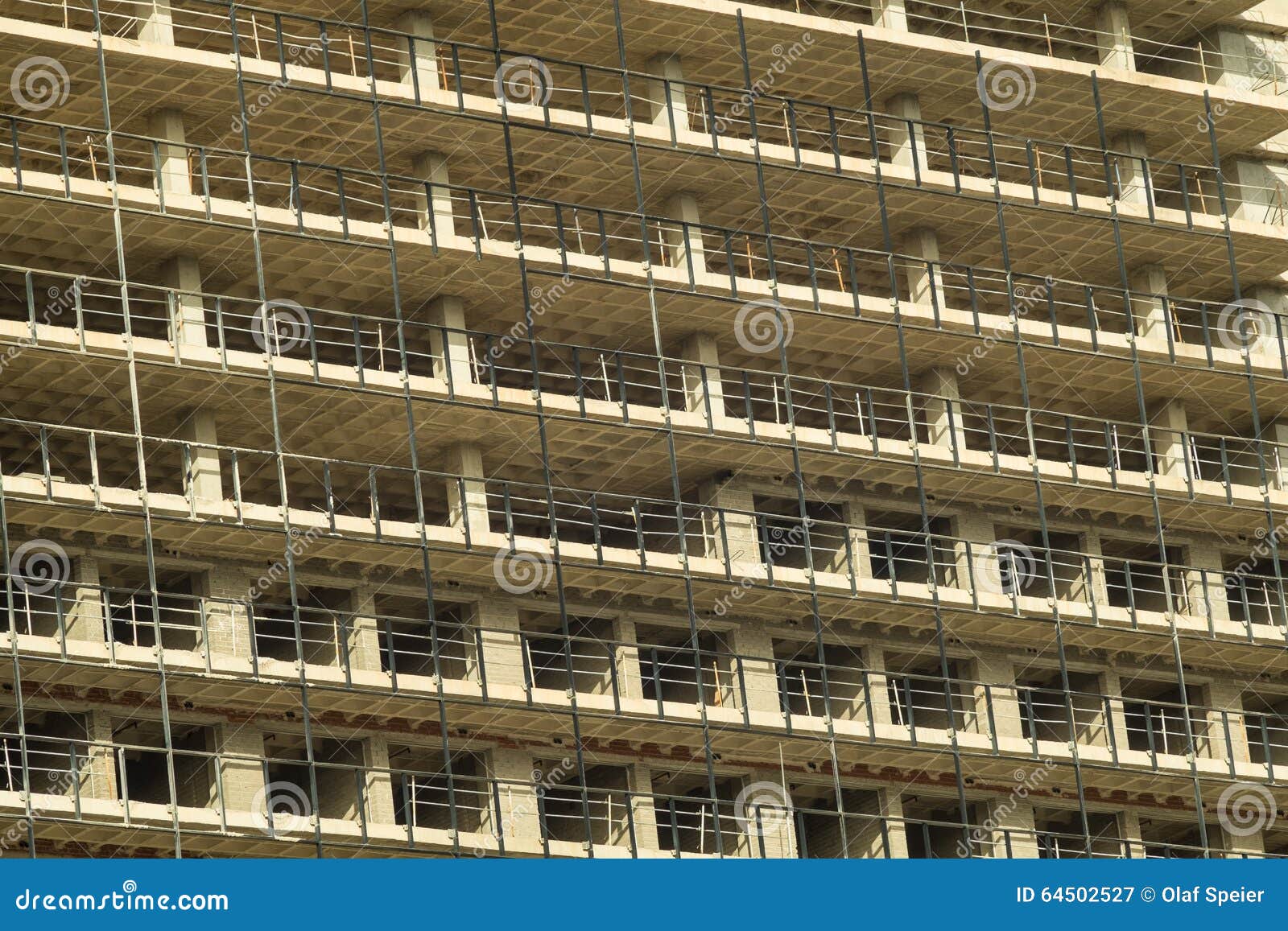 Unfinished building stock image. Image of frame, building - 64502527