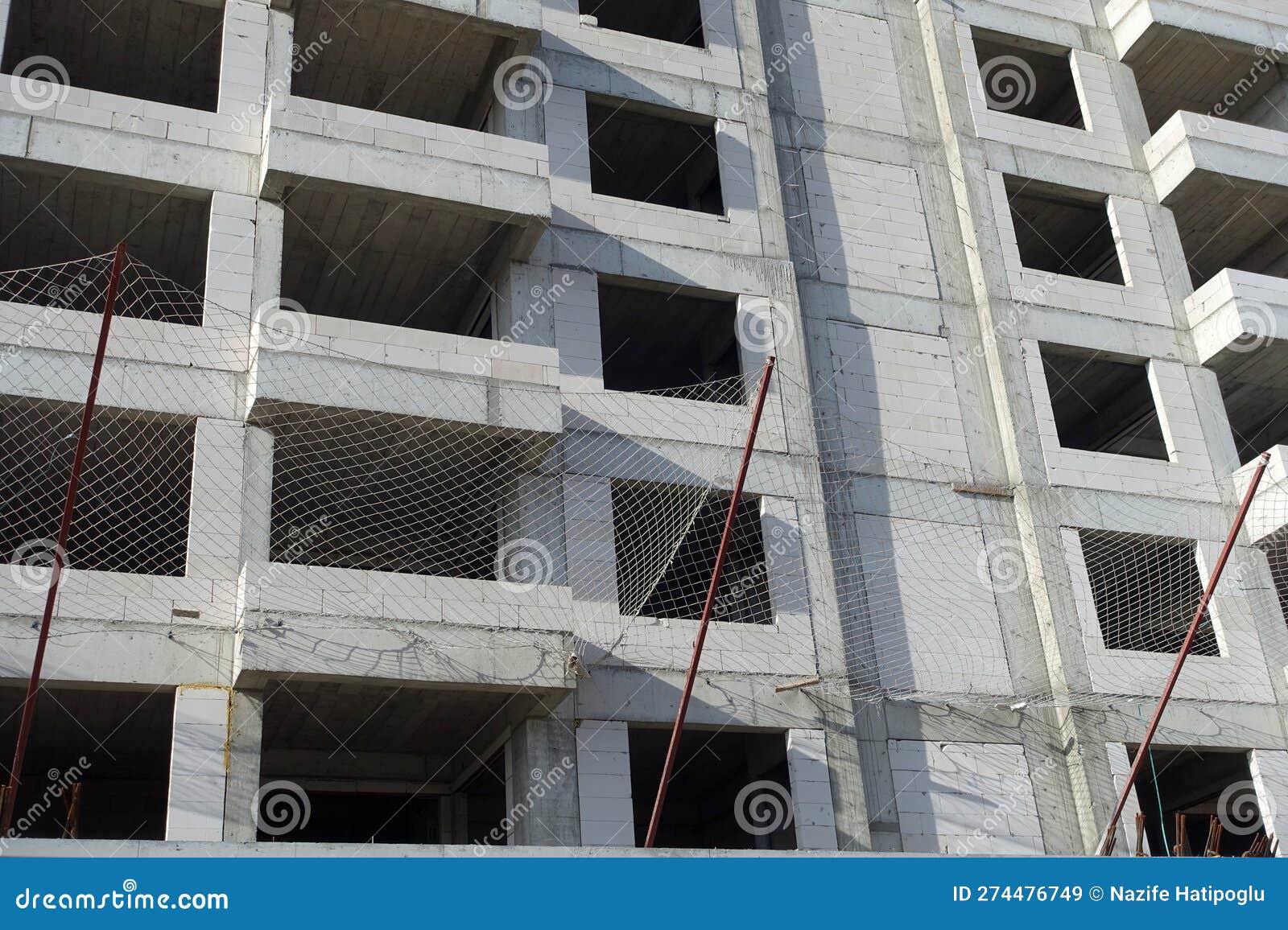 Unfinished Building Construction and Protection-security Nets ...