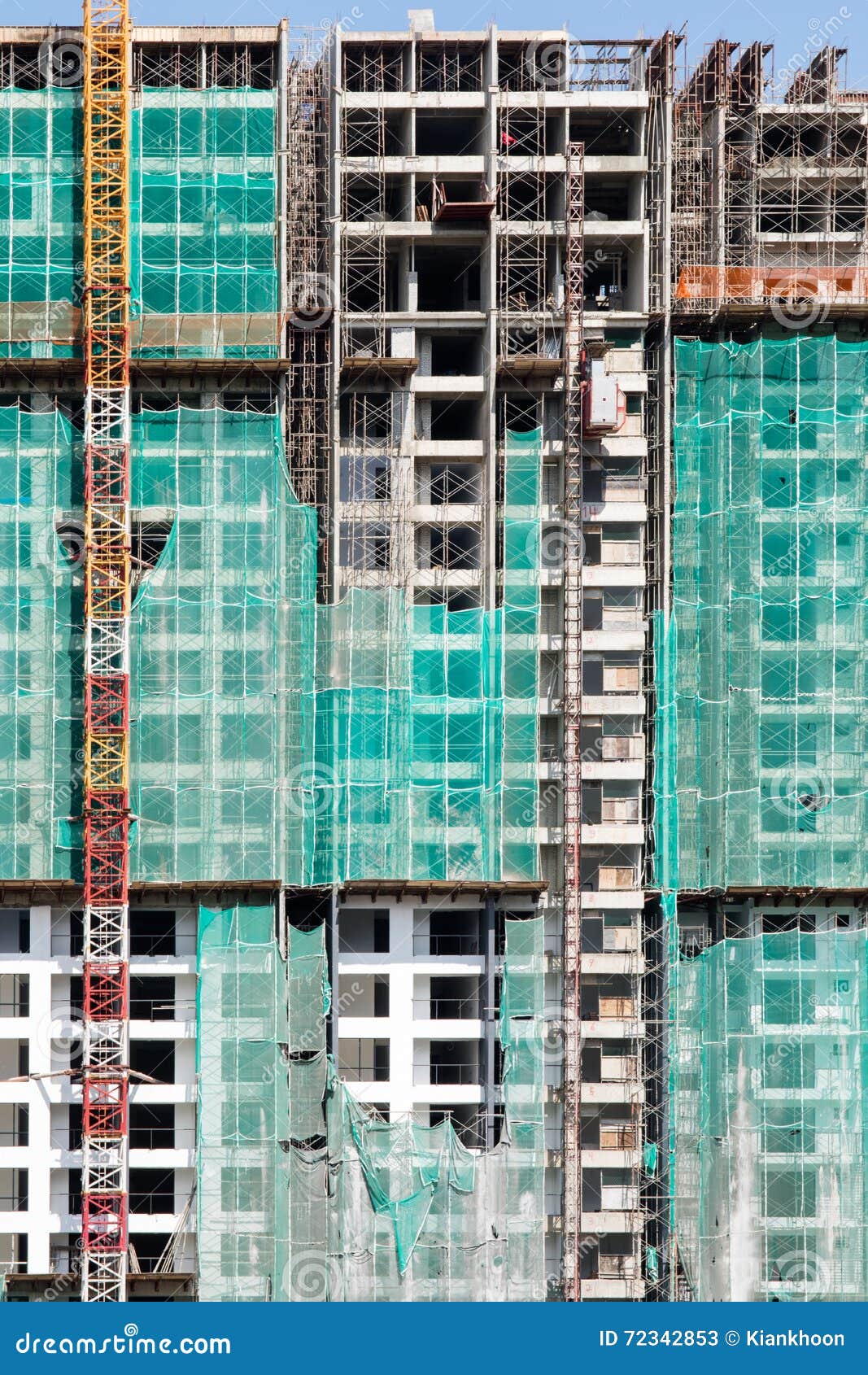 Unfinished Building stock image. Image of architecture - 72342853