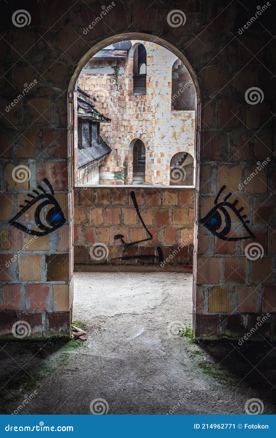 Unfinished Castle in Lapalice Village, Poland Editorial Photo - Image ...