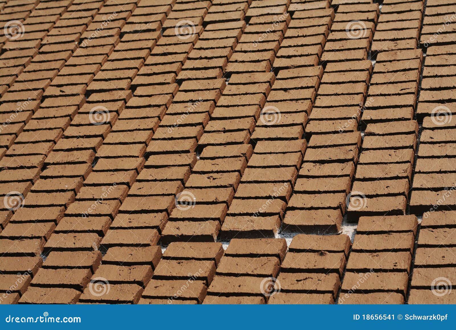 Unfinished Clay Brick stock image. Image of bricks, soil - 18656541