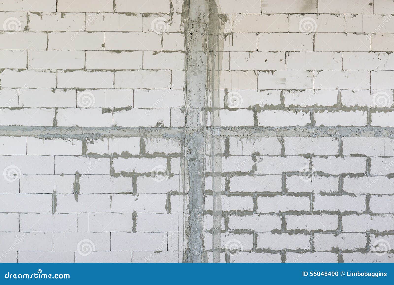 Unfinished concrete wall stock photo. Image of urban - 56048490