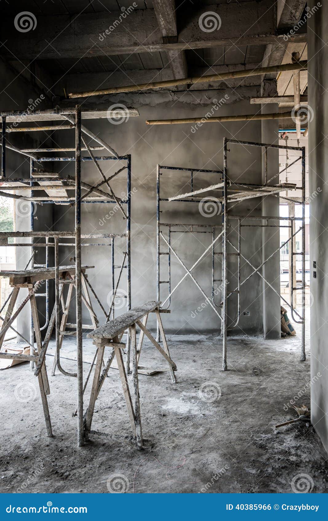 Unfinished construction stock photo. Image of design - 40385966