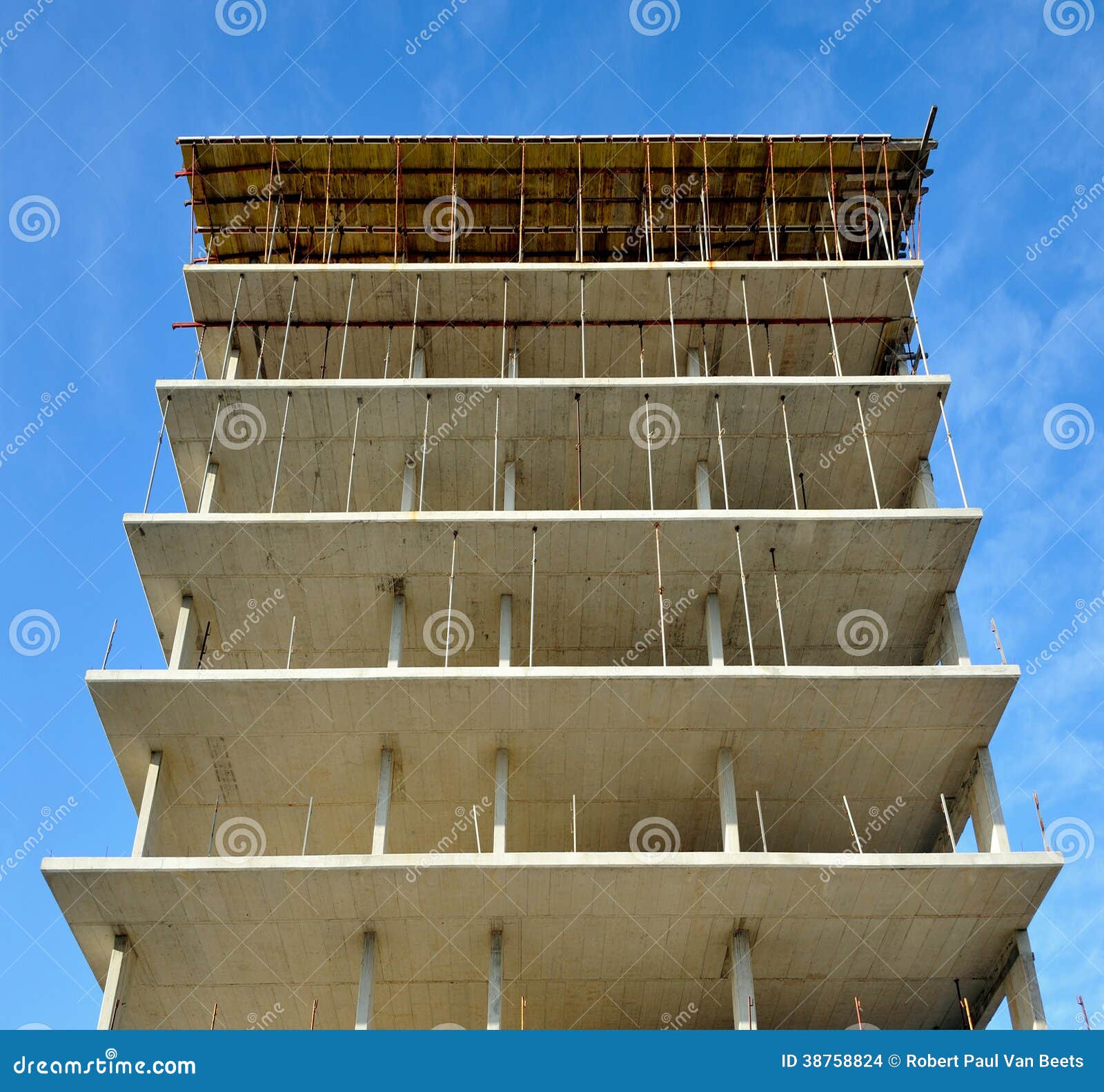 Unfinished Construction Project Stock Photo - Image of absence ...