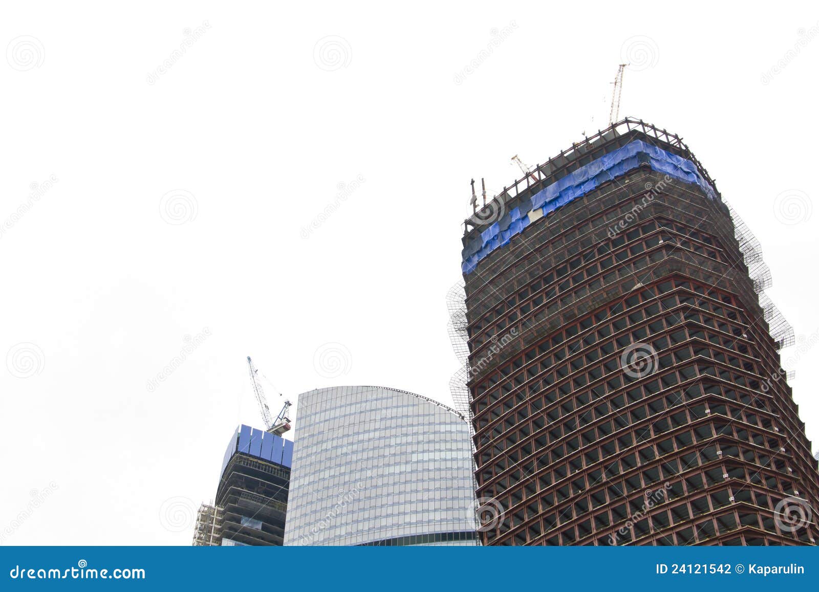 Unfinished Construction Site Stock Photo - Image of equipment, real ...