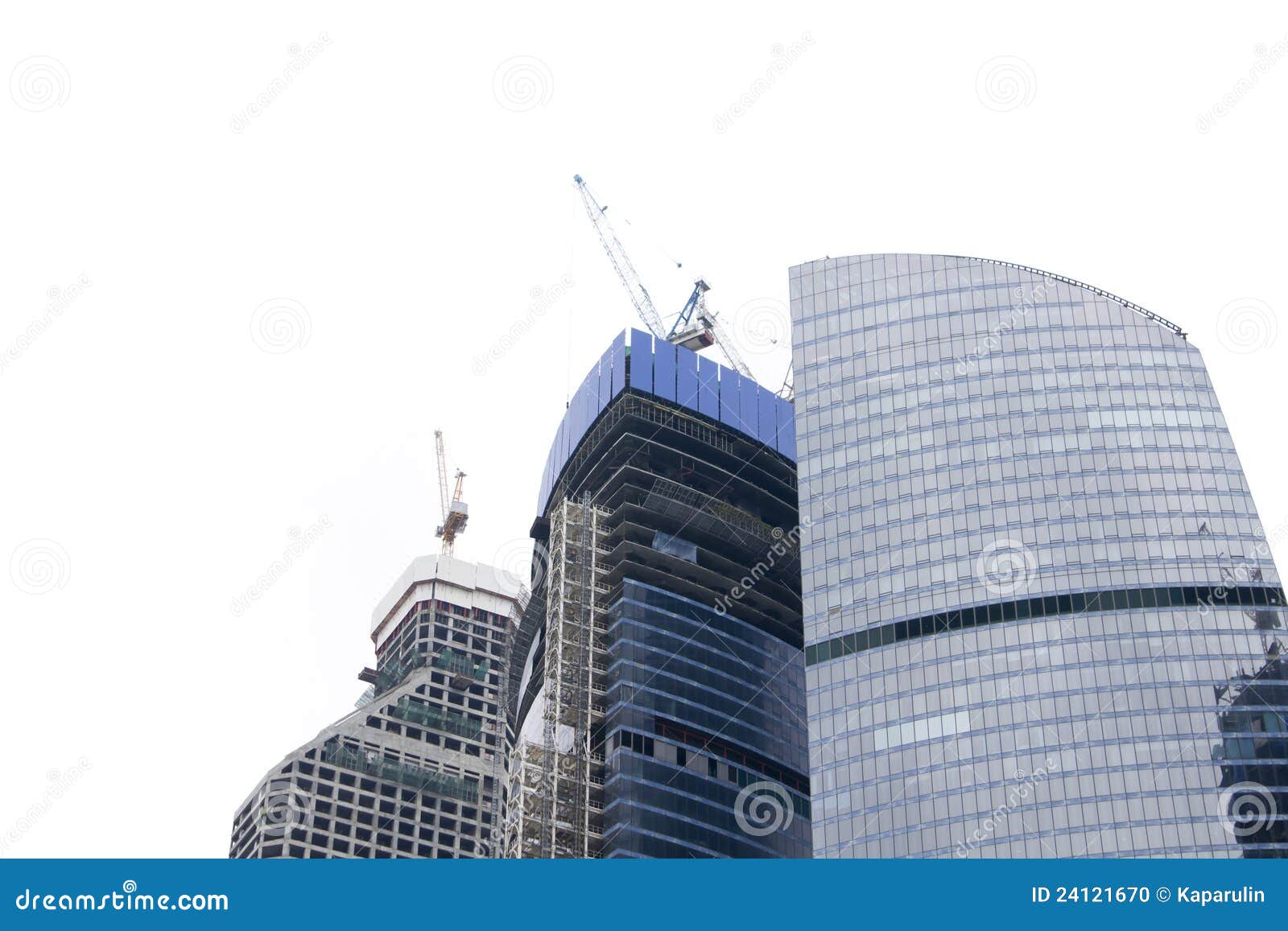 Unfinished Construction Site Stock Photo - Image of center, multistory ...
