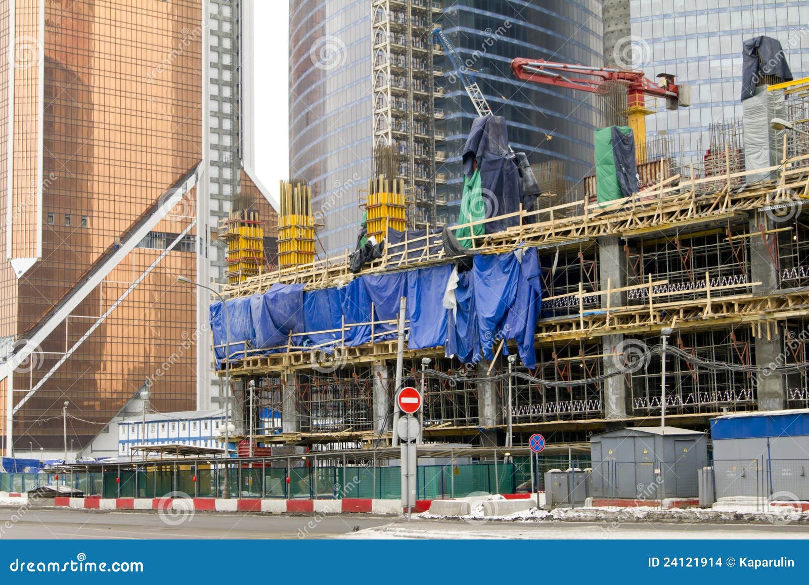 Unfinished Construction Site Stock Photo - Image of development ...