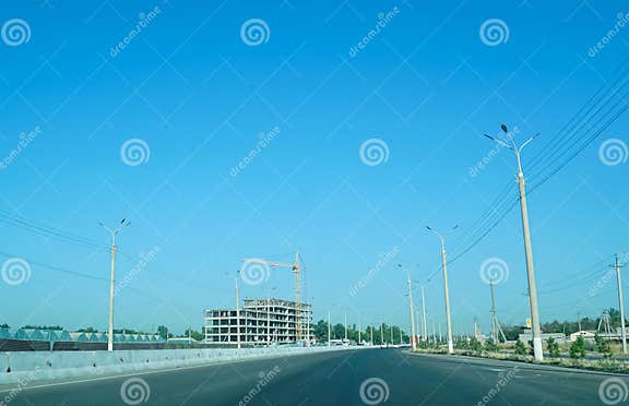 Unfinished Constructions on the Side of the Road Stock Photo - Image of ...