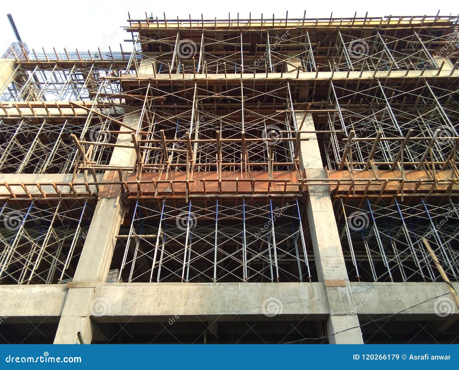 Unfinished development stock image. Image of construction - 120266179