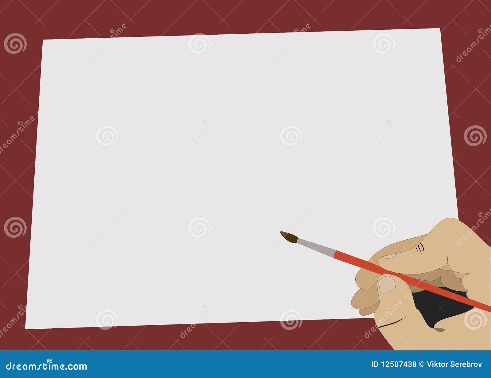 Unfinished Drawing Vector Illustration | CartoonDealer.com #12507438