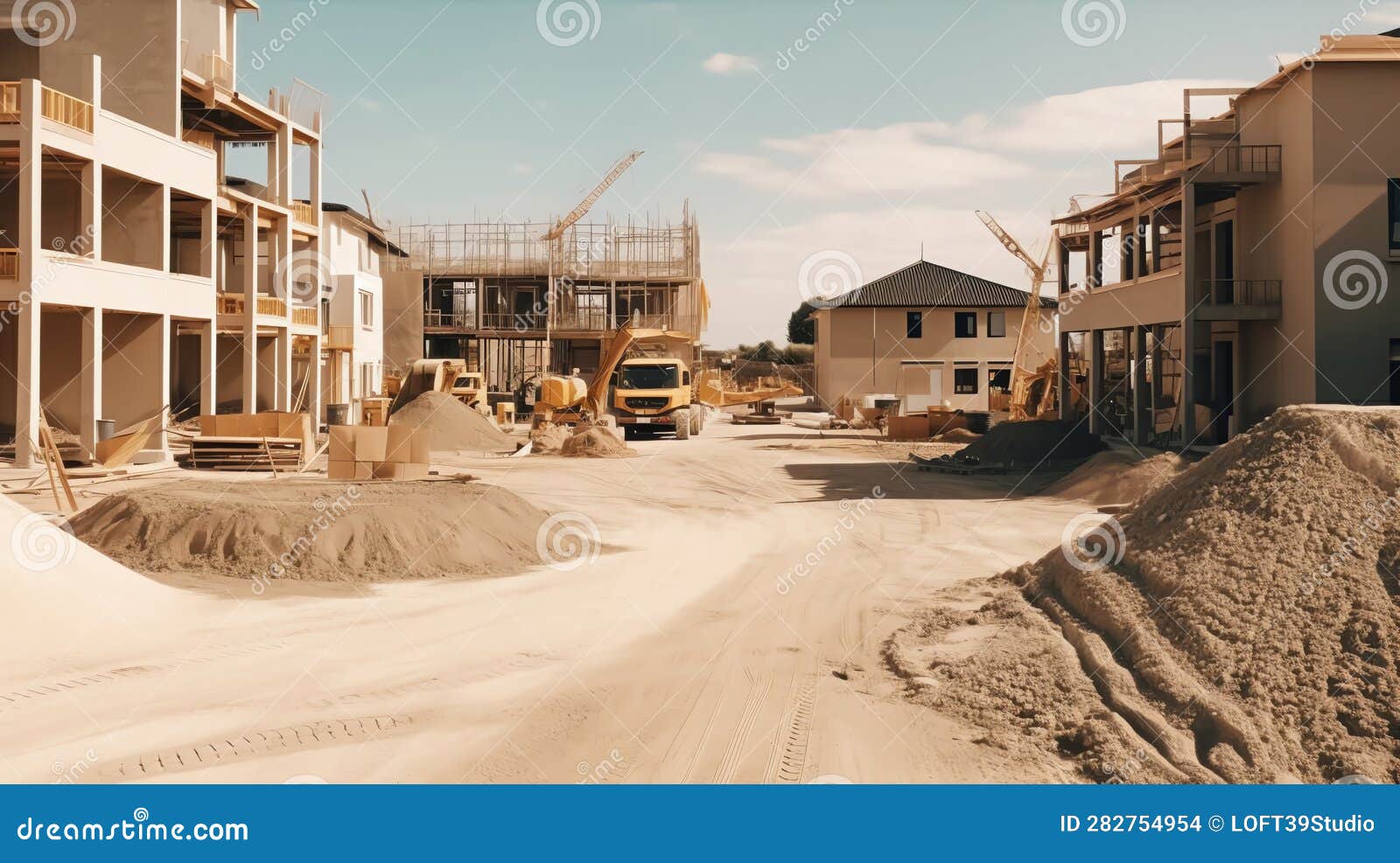 139_Unfinished_empty_construction_1687395159244_2 Stock Illustration ...