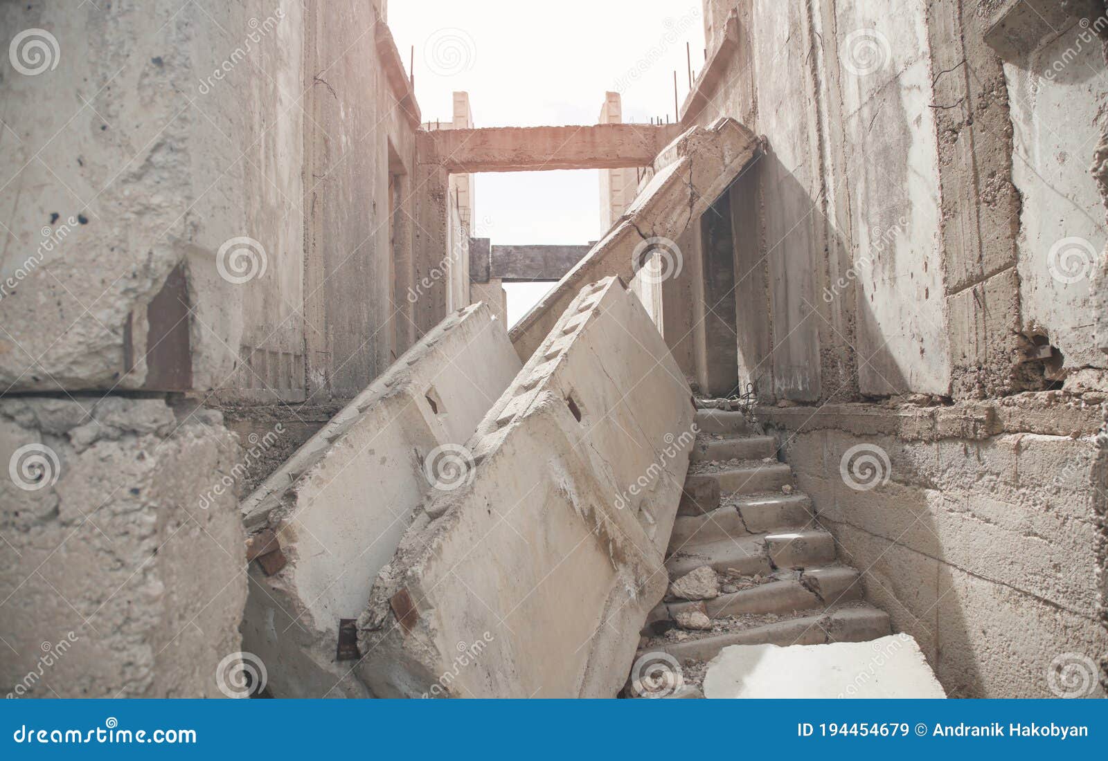 Unfinished House. Construction of a New Home Stock Image - Image of ...