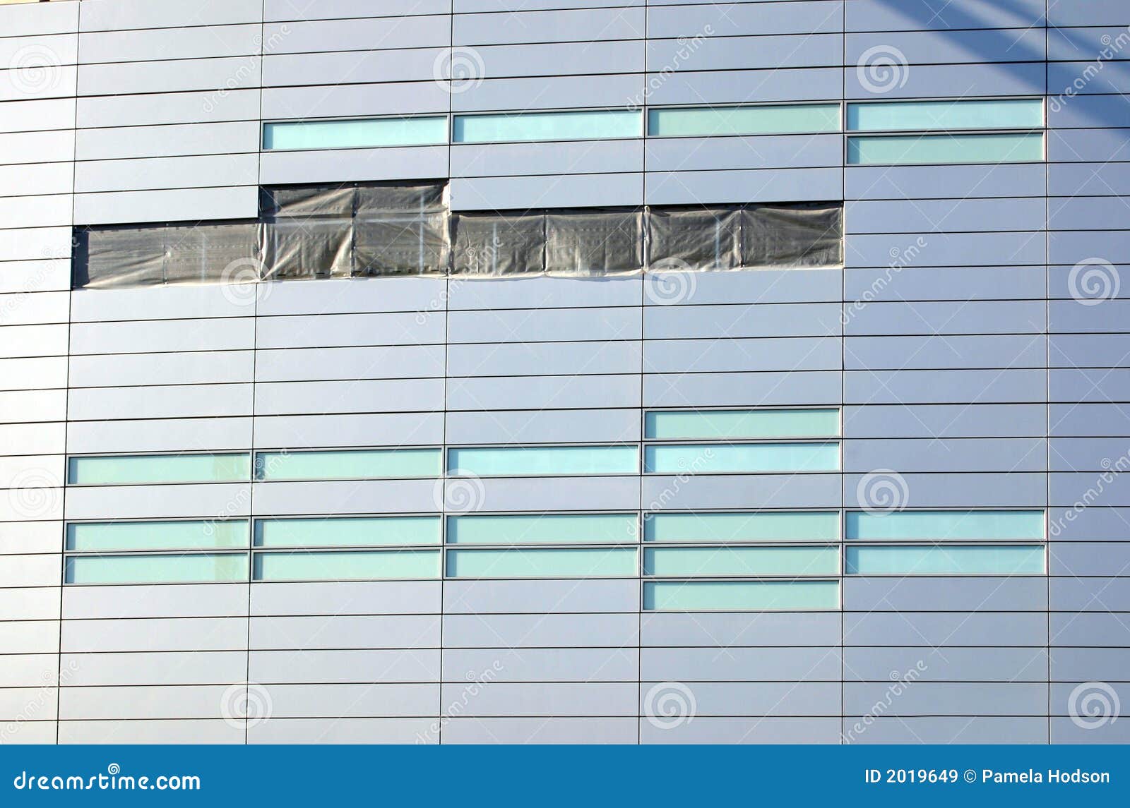 Unfinished modern wall stock image. Image of architecture - 2019649