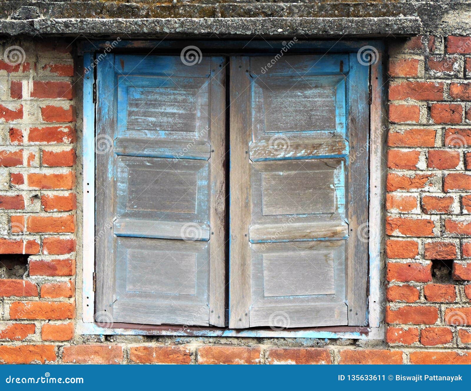 Unfinished Old Wooden Window Stock Image - Image of closeup, nature ...