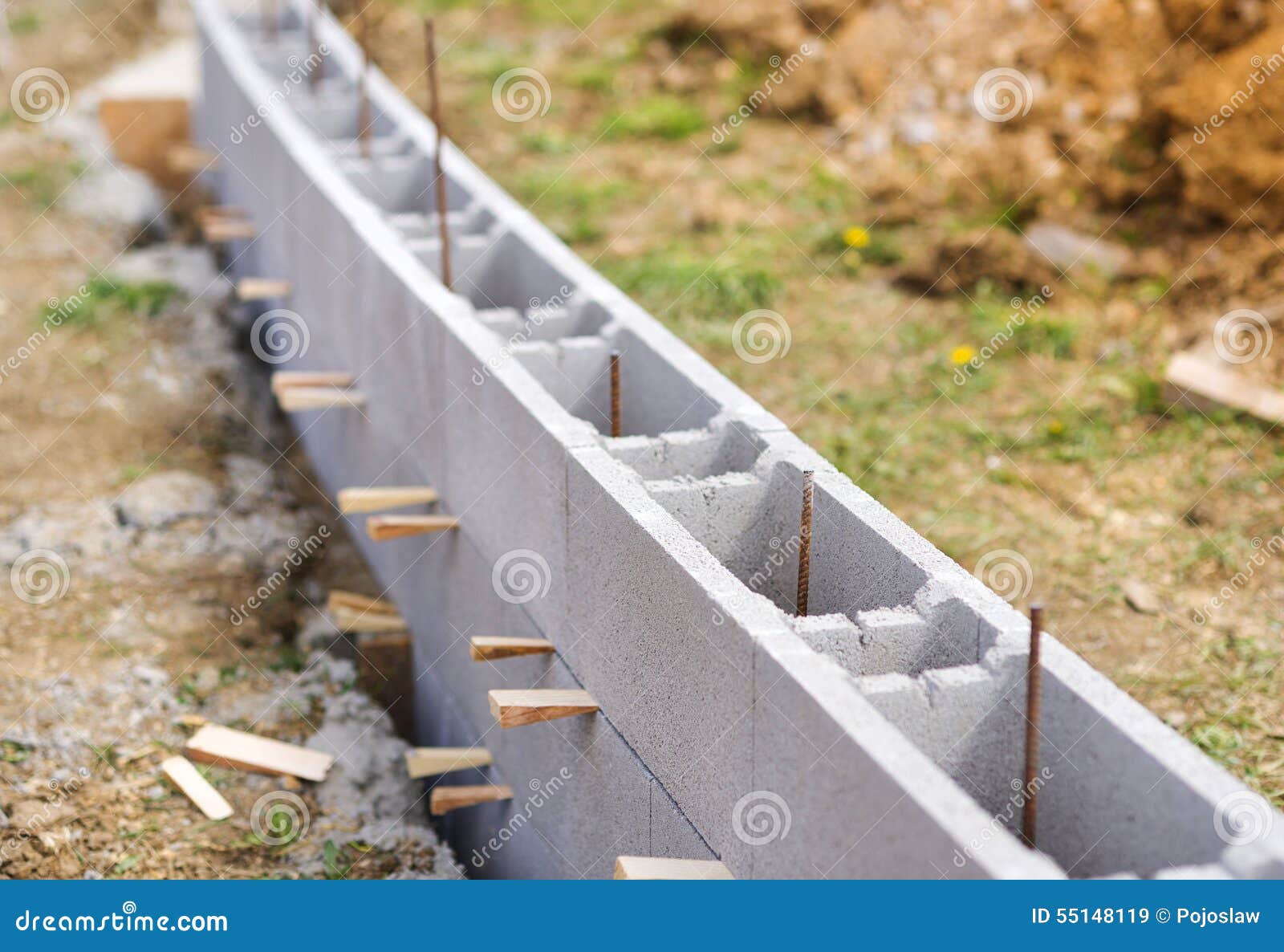 Unfinished outdoor wall stock image. Image of house, wall - 55148119