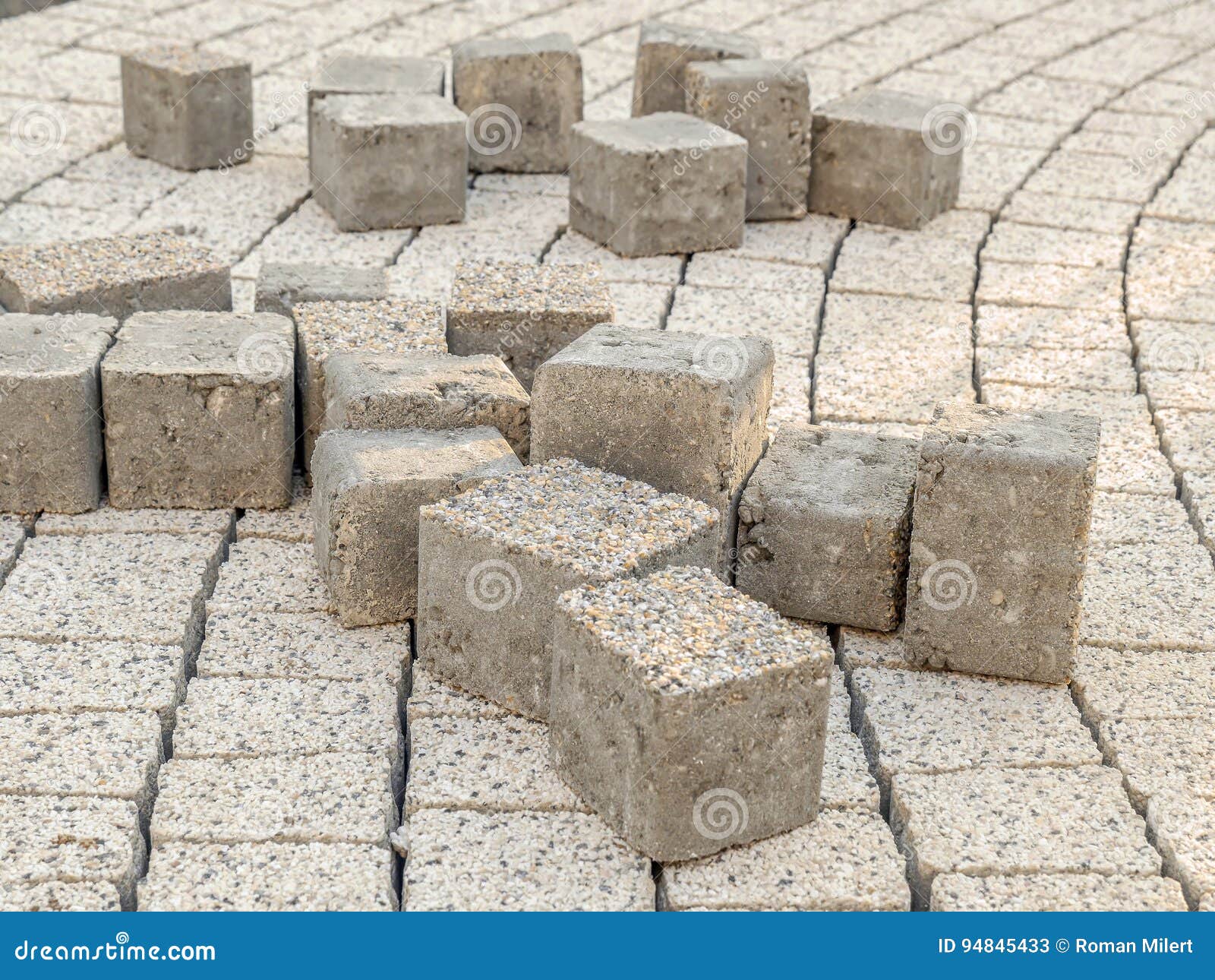 Unfinished pavement path stock image. Image of outdoor - 94845433