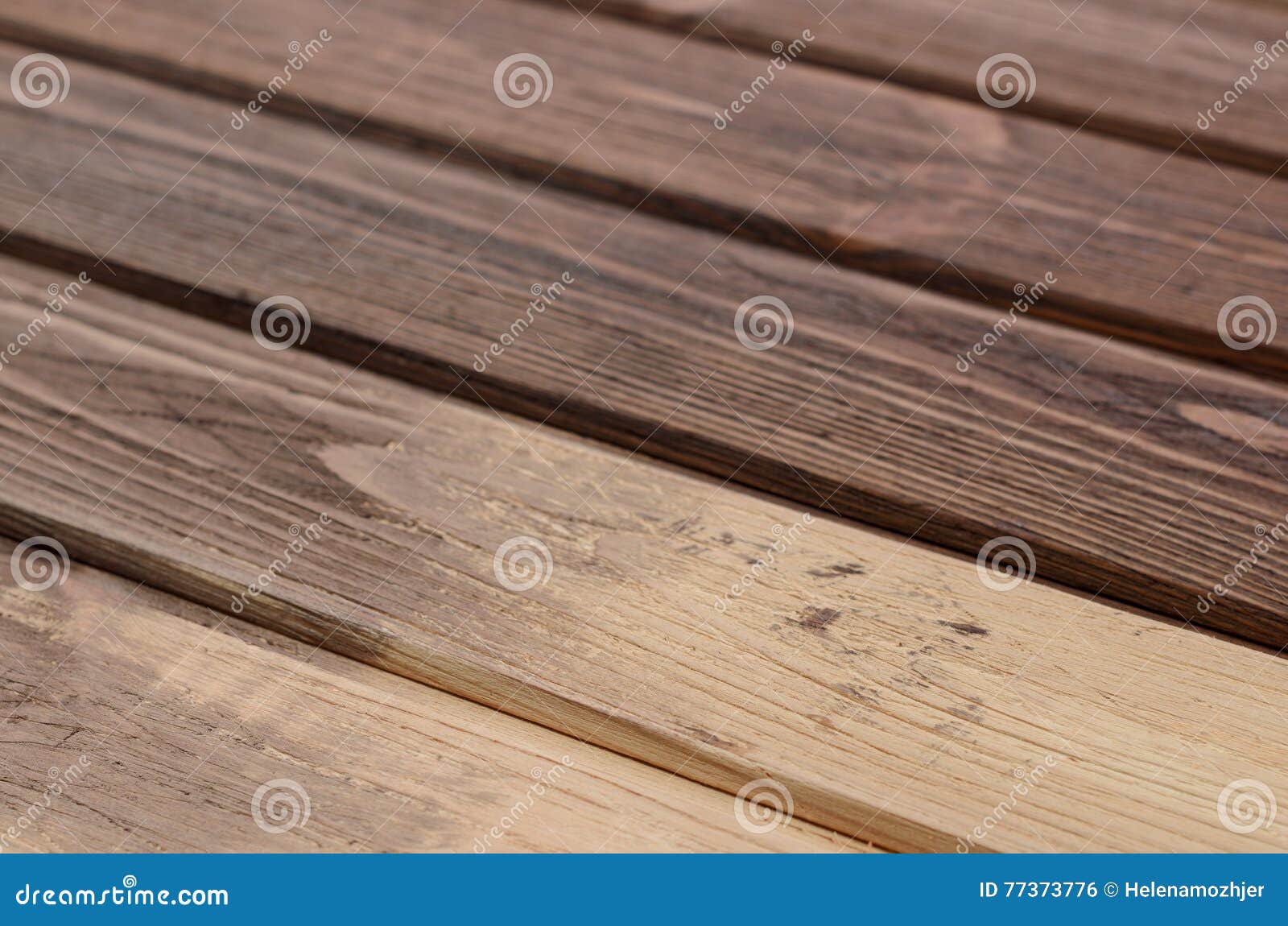 Unfinished Process of Painting Wood Surfaces Stock Photo - Image of ...