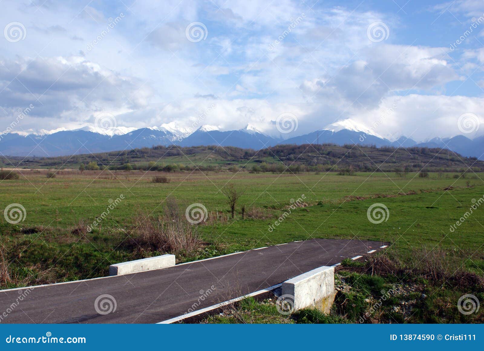 Unfinished Road To Mountains Stock Photo - Image of climb, ended: 13874590