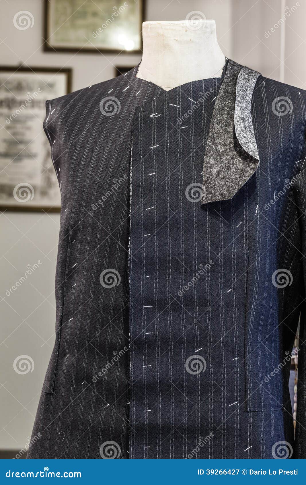Unfinished suit stock image. Image of measure, garment - 39266427