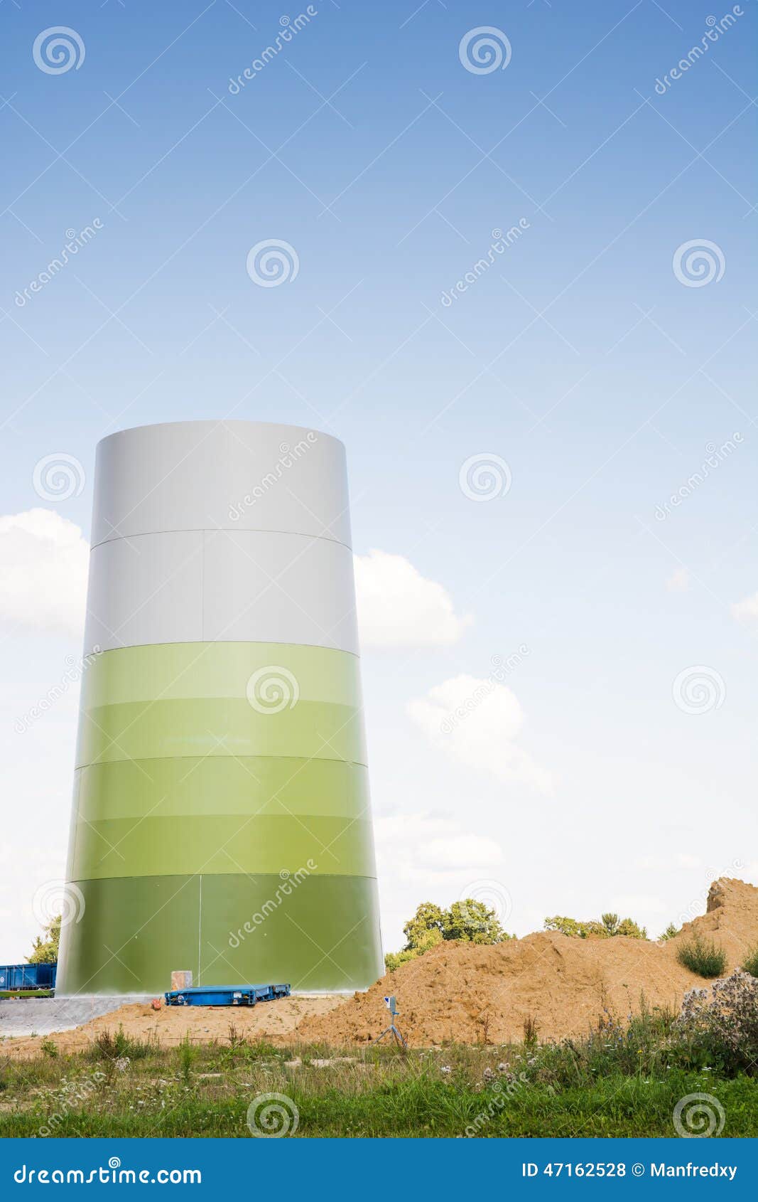 Unfinished Windmill stock photo. Image of energy, windmill - 47162528