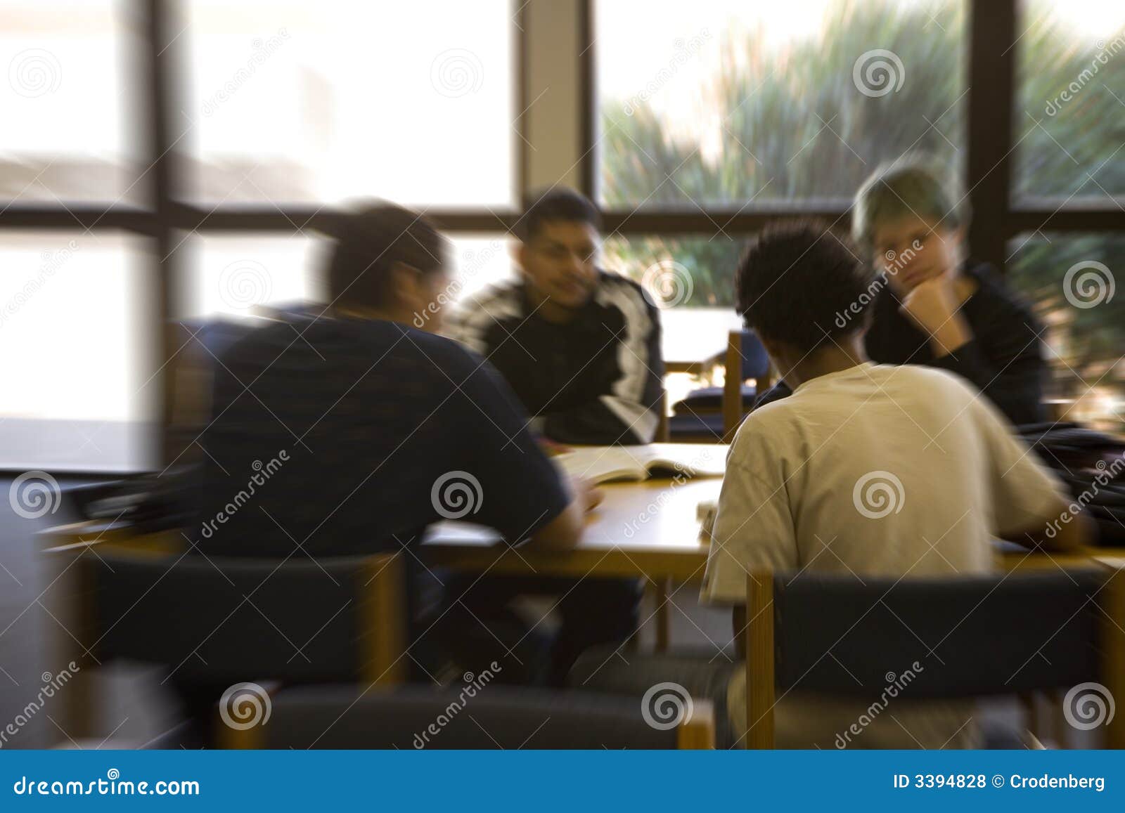 Unfocused students stock photo. Image of education, audience - 3394828