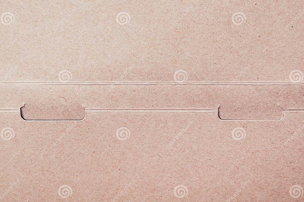 Unfolded Cardboard Box Package As Background Stock Photo - Image of ...