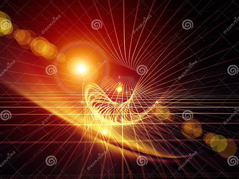 Unfolding of Geometry stock illustration. Illustration of creativity ...