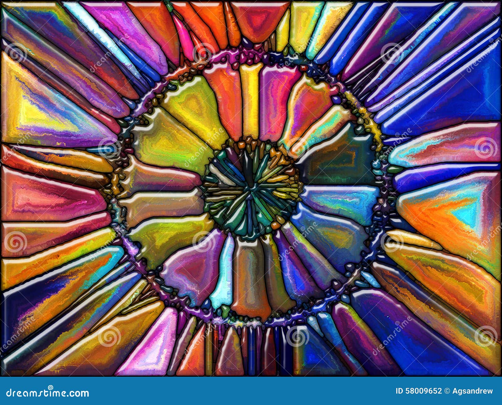 Unfolding of Pattern stock illustration. Illustration of dale - 58009652