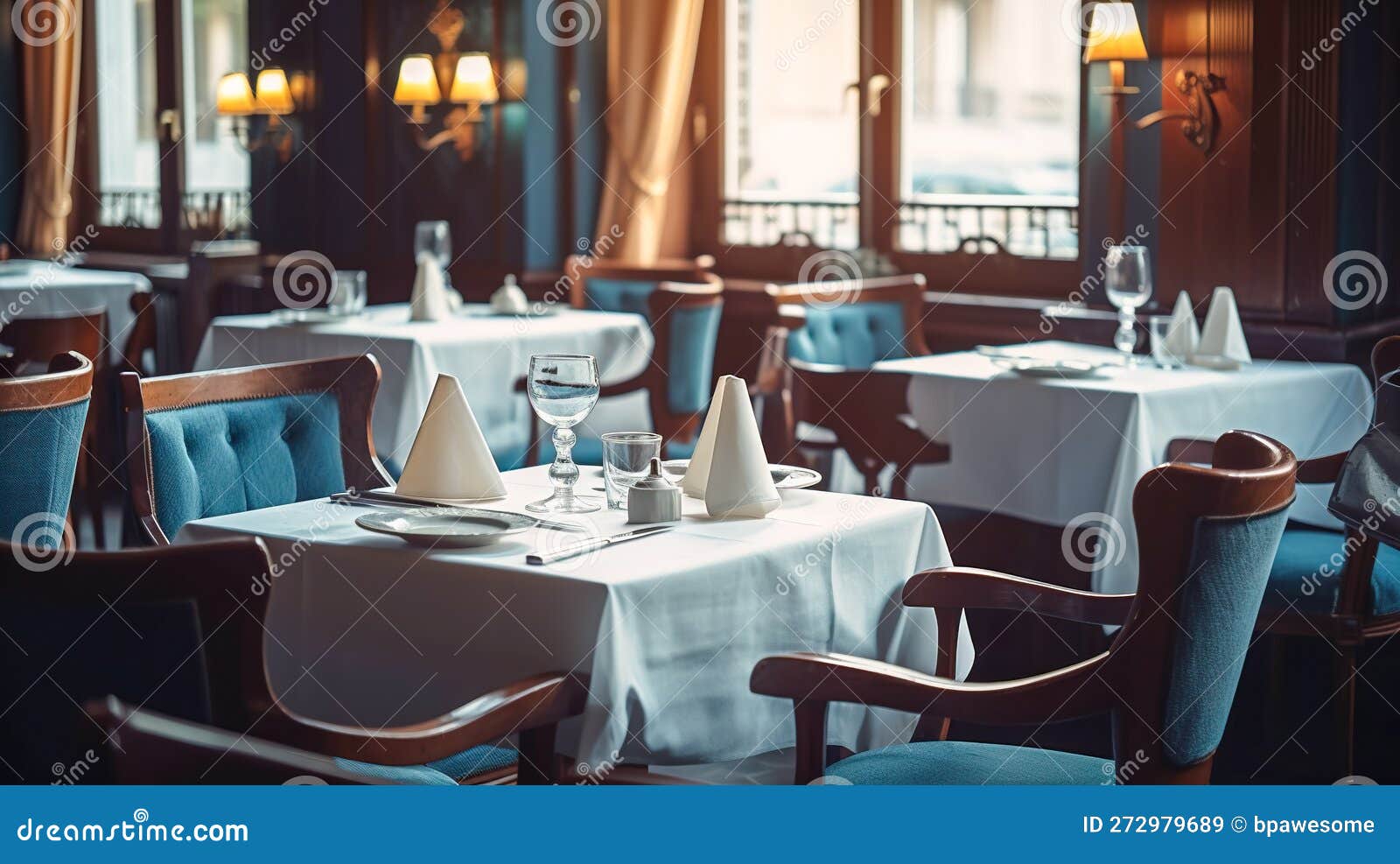 Unforgettable Dining Experience, Elegant Tables Set in Modern ...