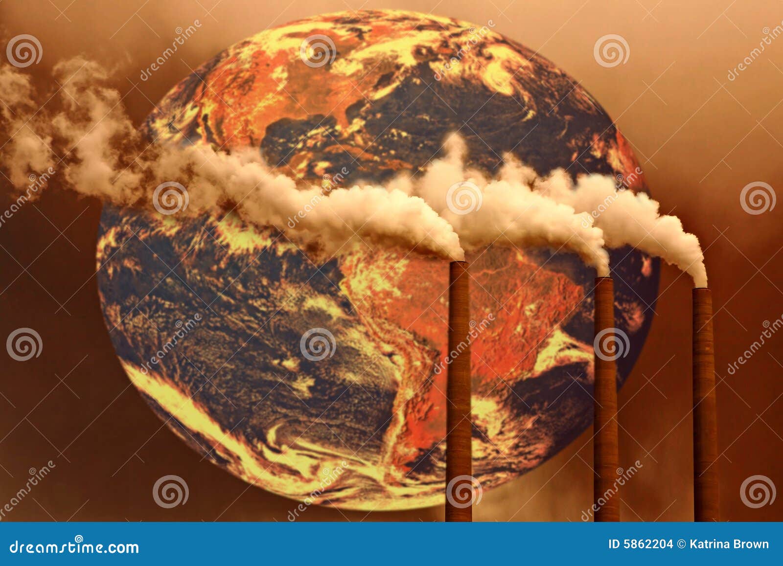 Unfortunate Future of the World Stock Photo - Image of globe, global ...
