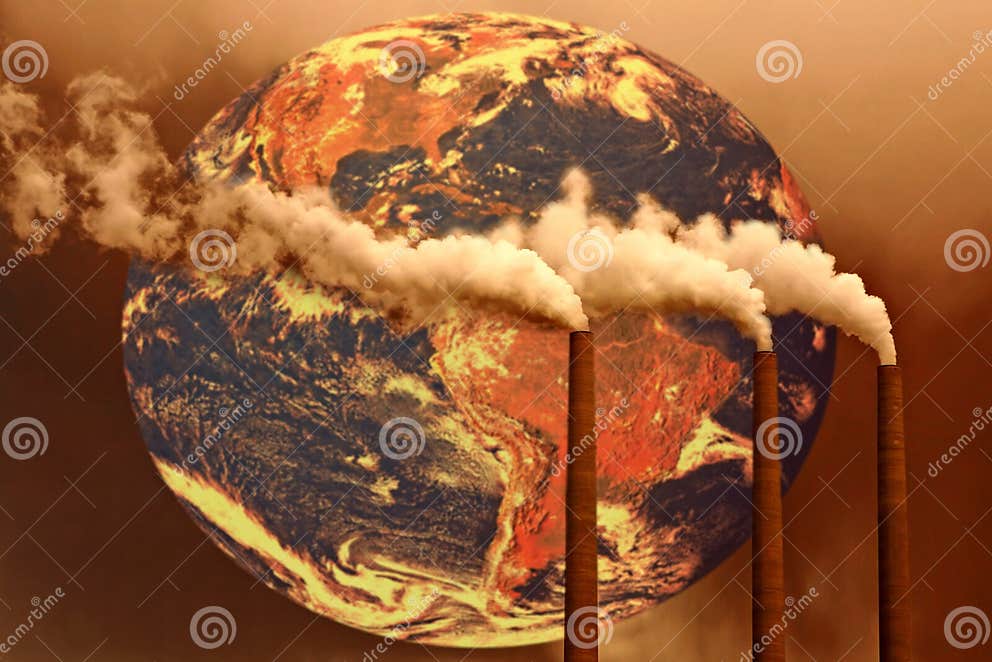 Unfortunate Future of the World Stock Photo - Image of globe, global ...