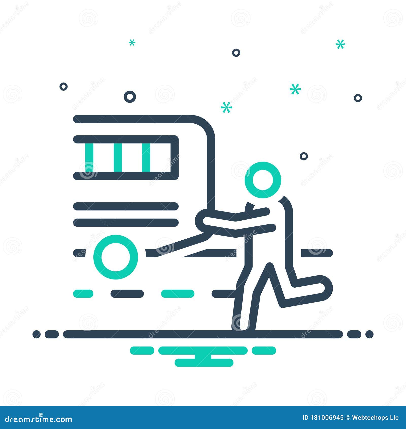 Mix Icon for Unfortunately, Unluckily and Sadly Stock Vector ...