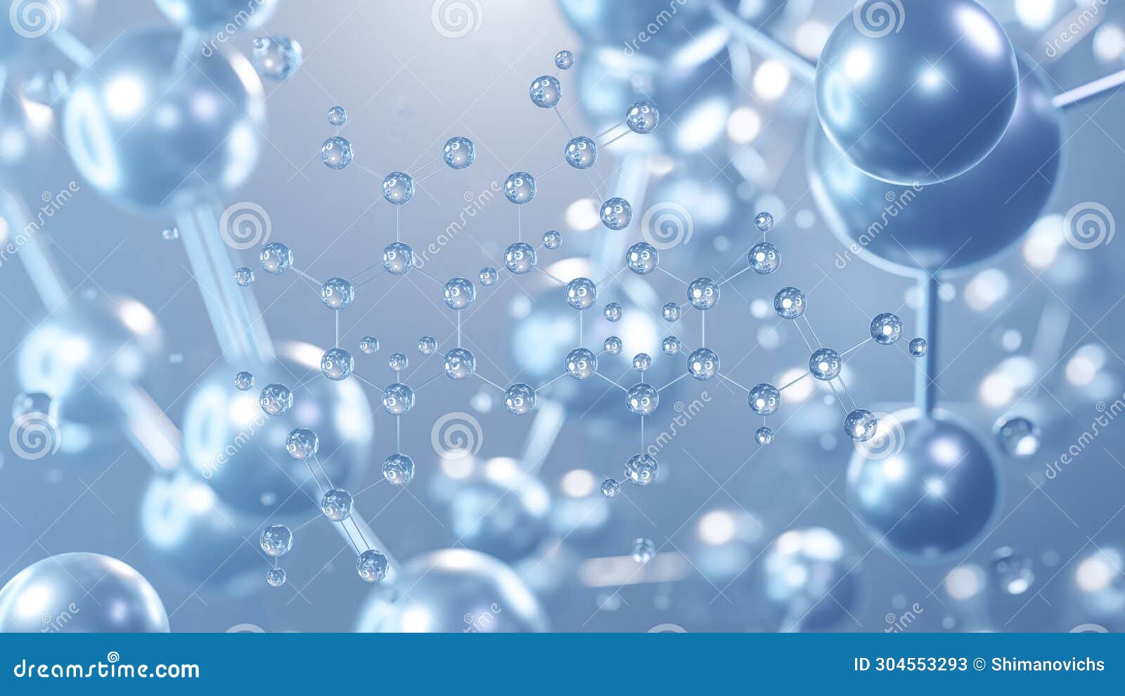 Unfractionated Heparin Molecular Structure 3d, Flat Model, Heparin ...