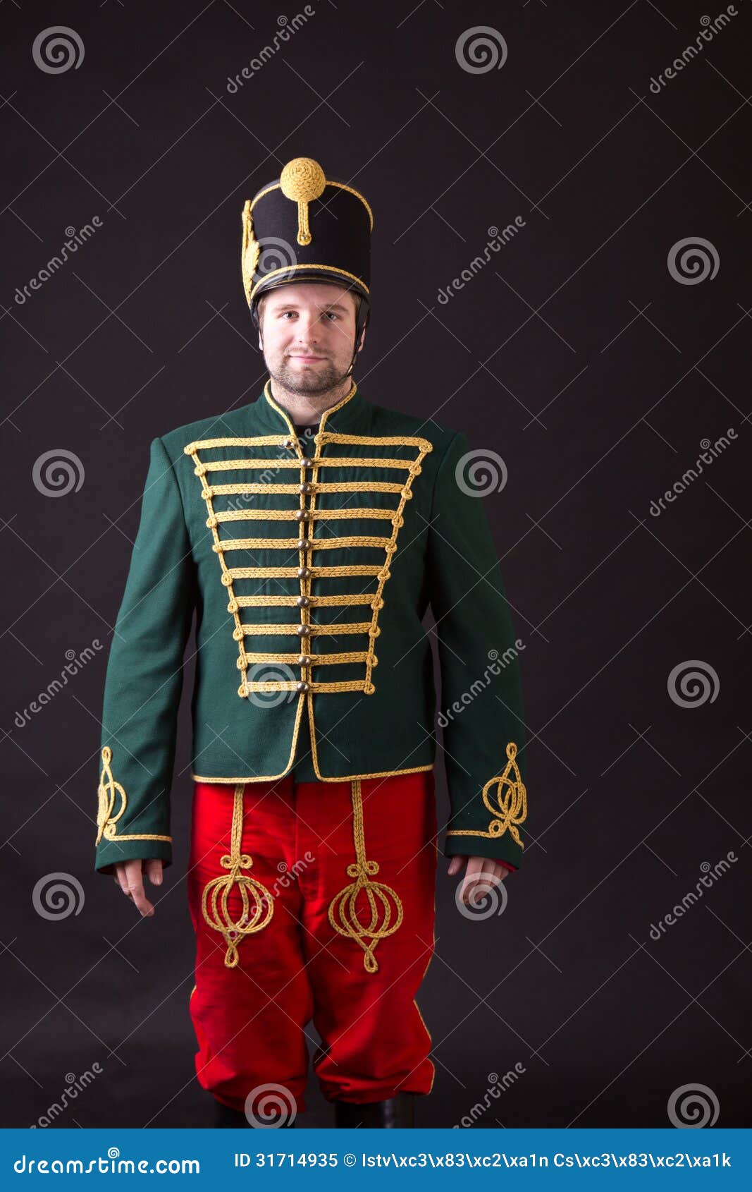 Ungarischer Husar stockbild. Bild von völker, gewohnheit - 31714935
