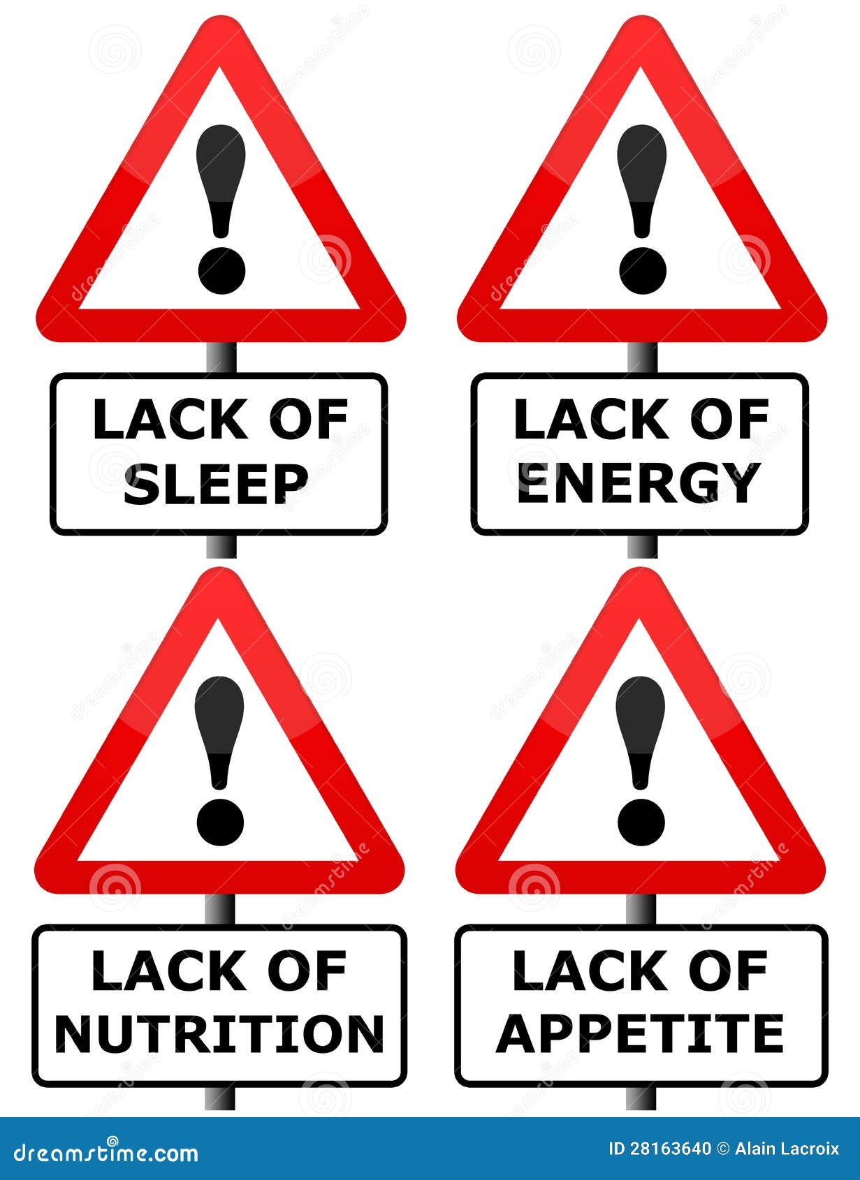 Ungesund stock abbildung. Illustration von gefühl, karosserie - 28163640