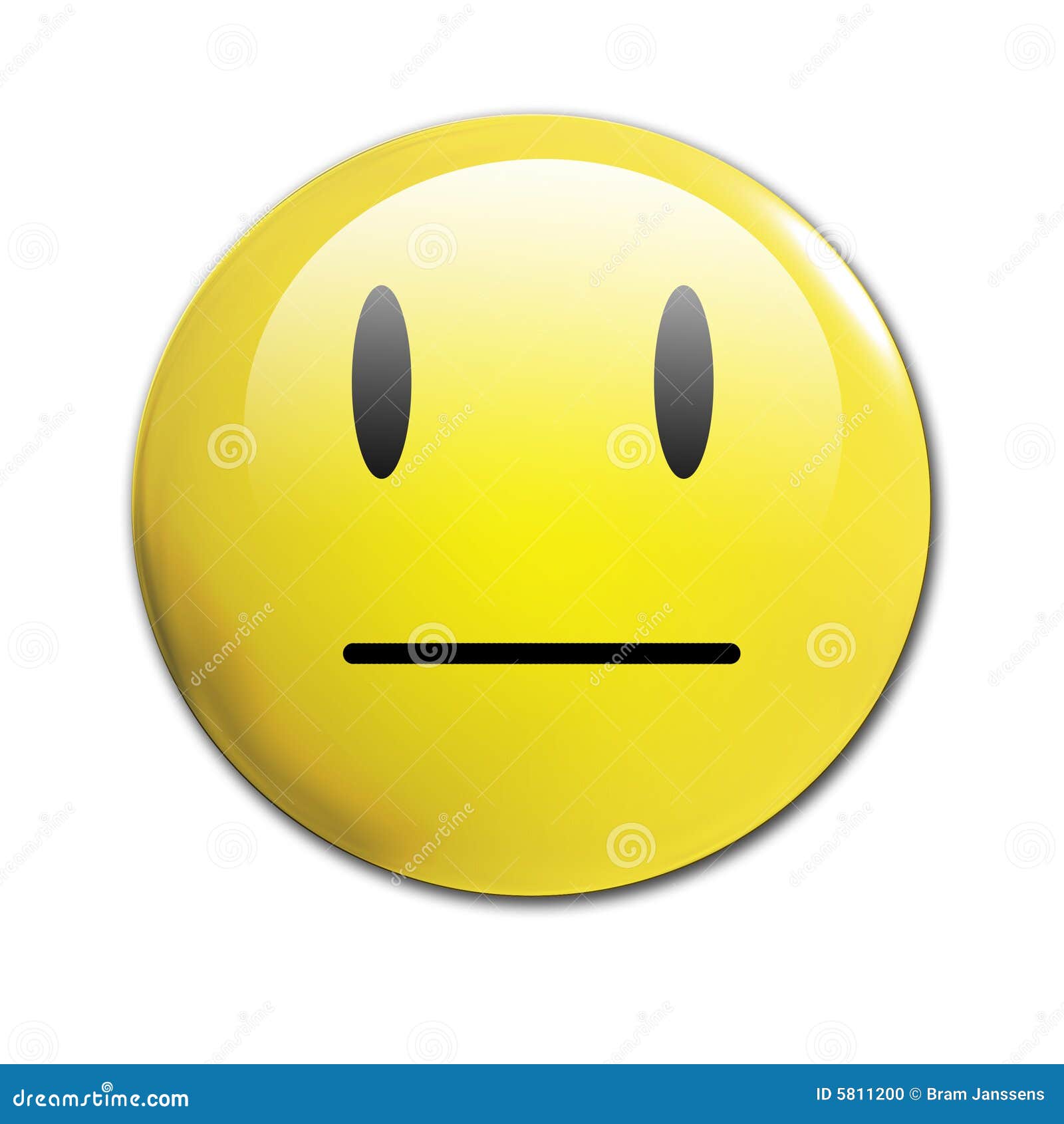 Unglücklicher smiley stock abbildung. Illustration von niedergedrückt ...