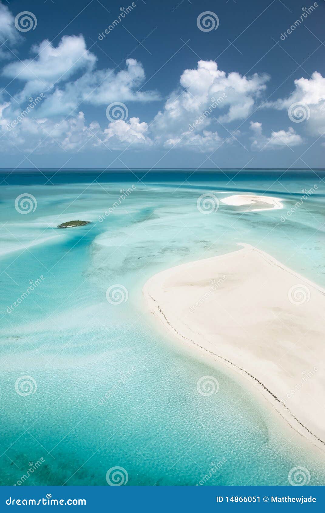 Unglaubliche Sandbank-Inseln Stockbild - Bild von überraschen, farbe ...
