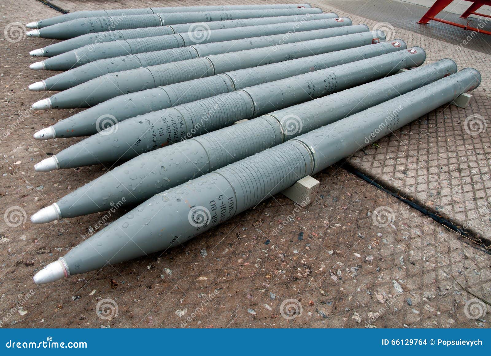 Launcher Of Unguided Missiles On The Fighter Royalty-Free Stock Image ...